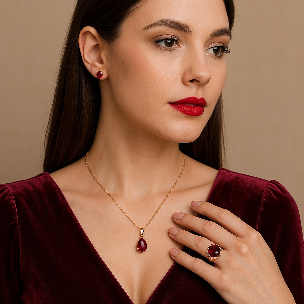 Wine Dress Jewellery Combination – 10 Elegant and Stylish Pairing Ideas