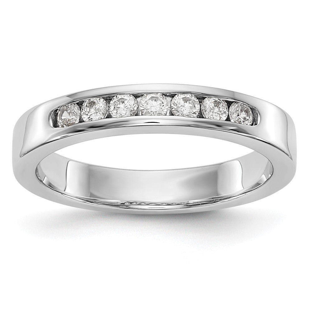 Buy Exclusive Platinum 7-Stone Channel Band Setting for 7 Round Stones ...